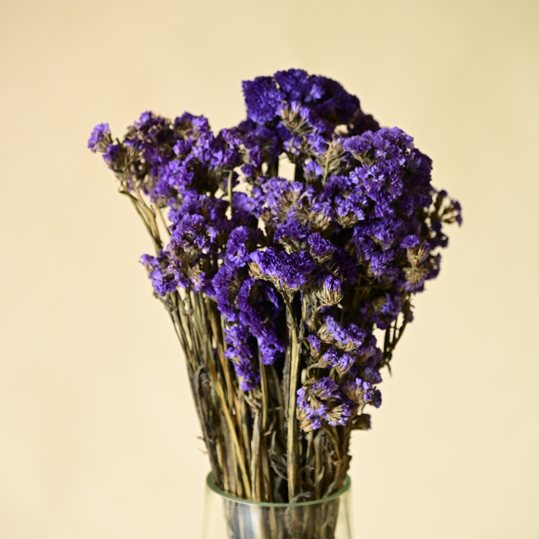 Dried Flowers | Natural Dried Purple Statice Flower