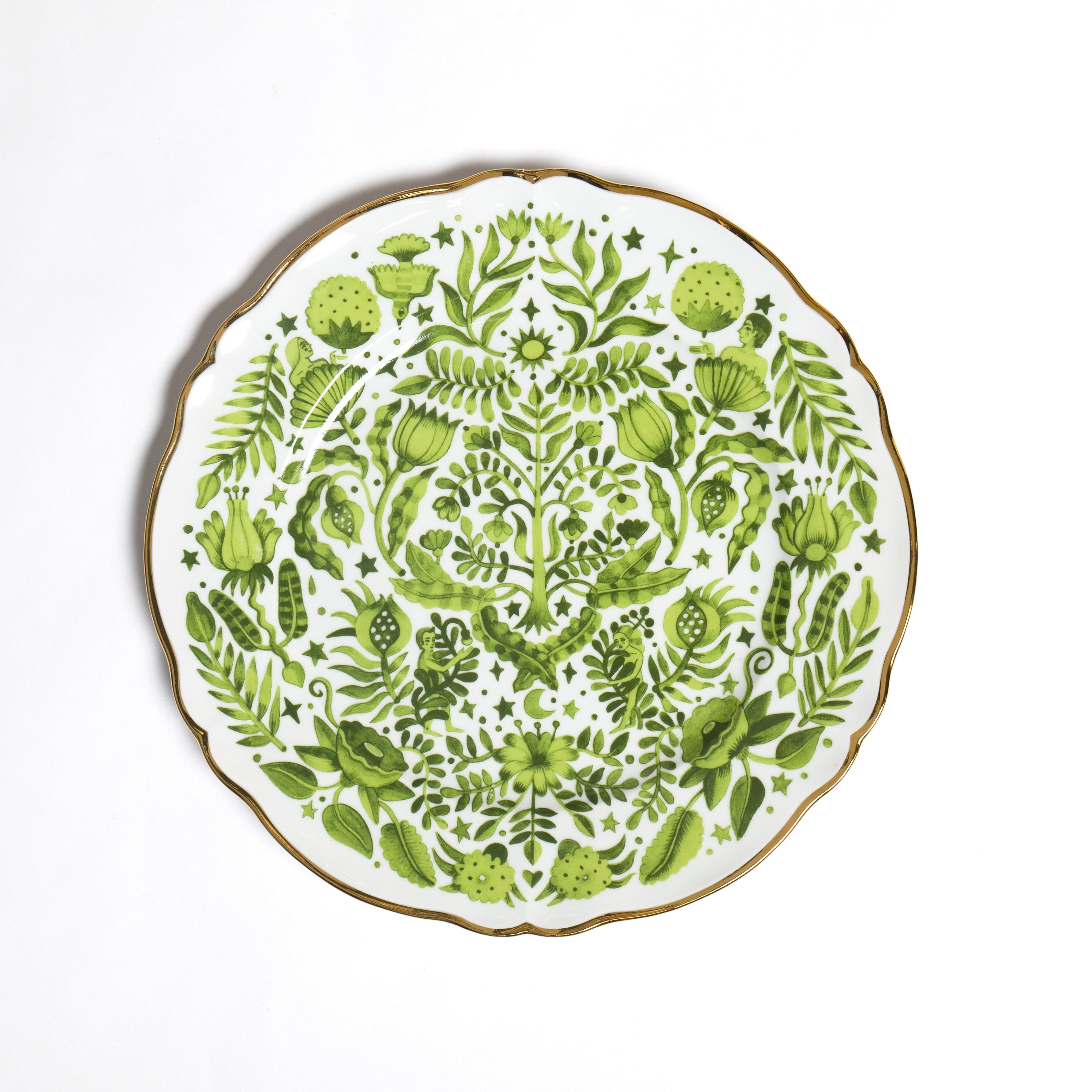 | All Over Green Platter – The Purple Pony