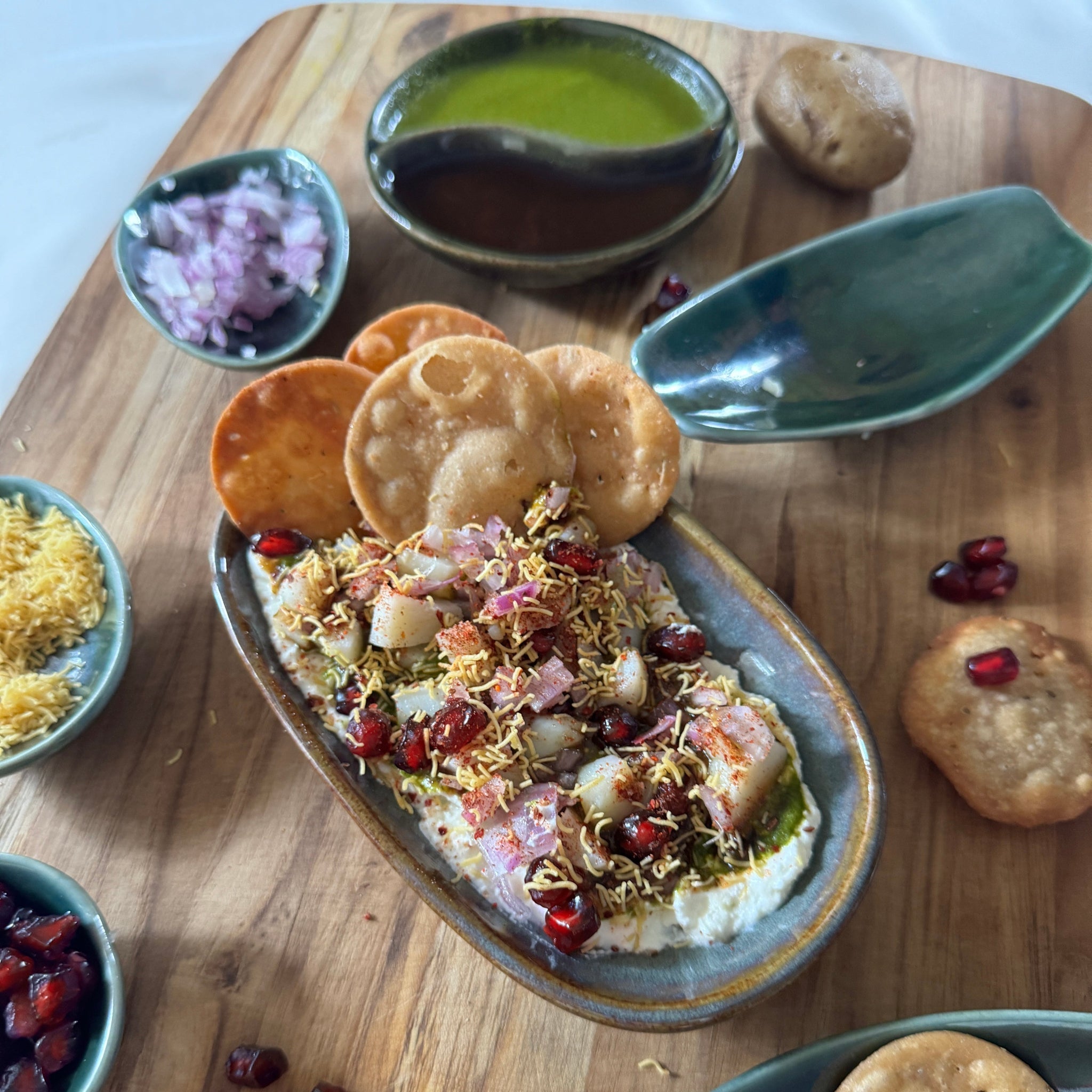 | Mini Chaat Platter