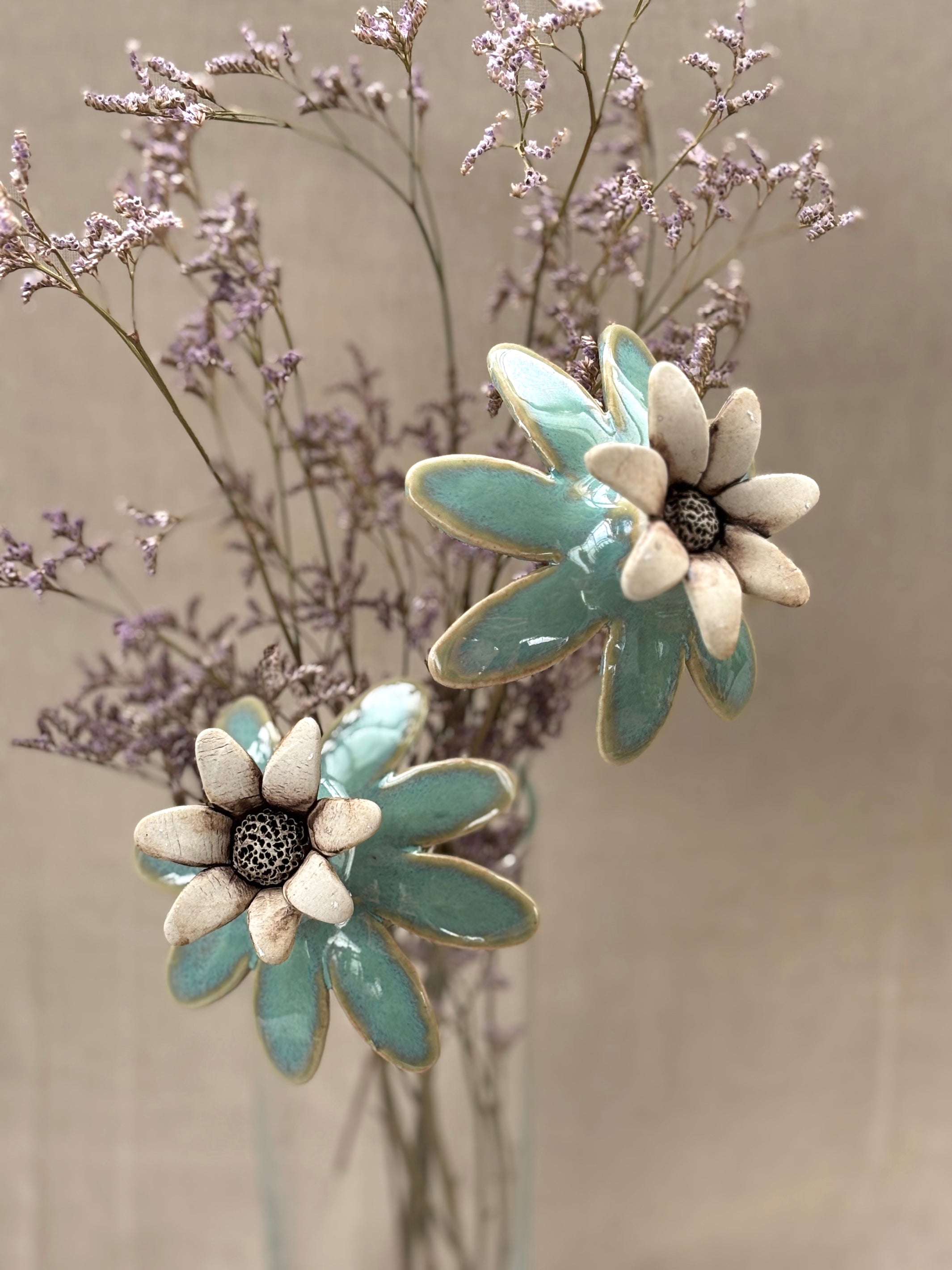 Ceramic Flower Stems | Icy Sungazer