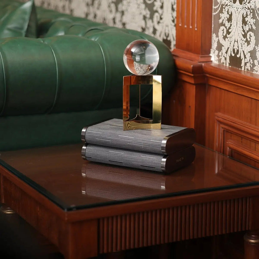 Trunks & Storage Boxes | Luxury Time Piece/Jewel Box - Grey