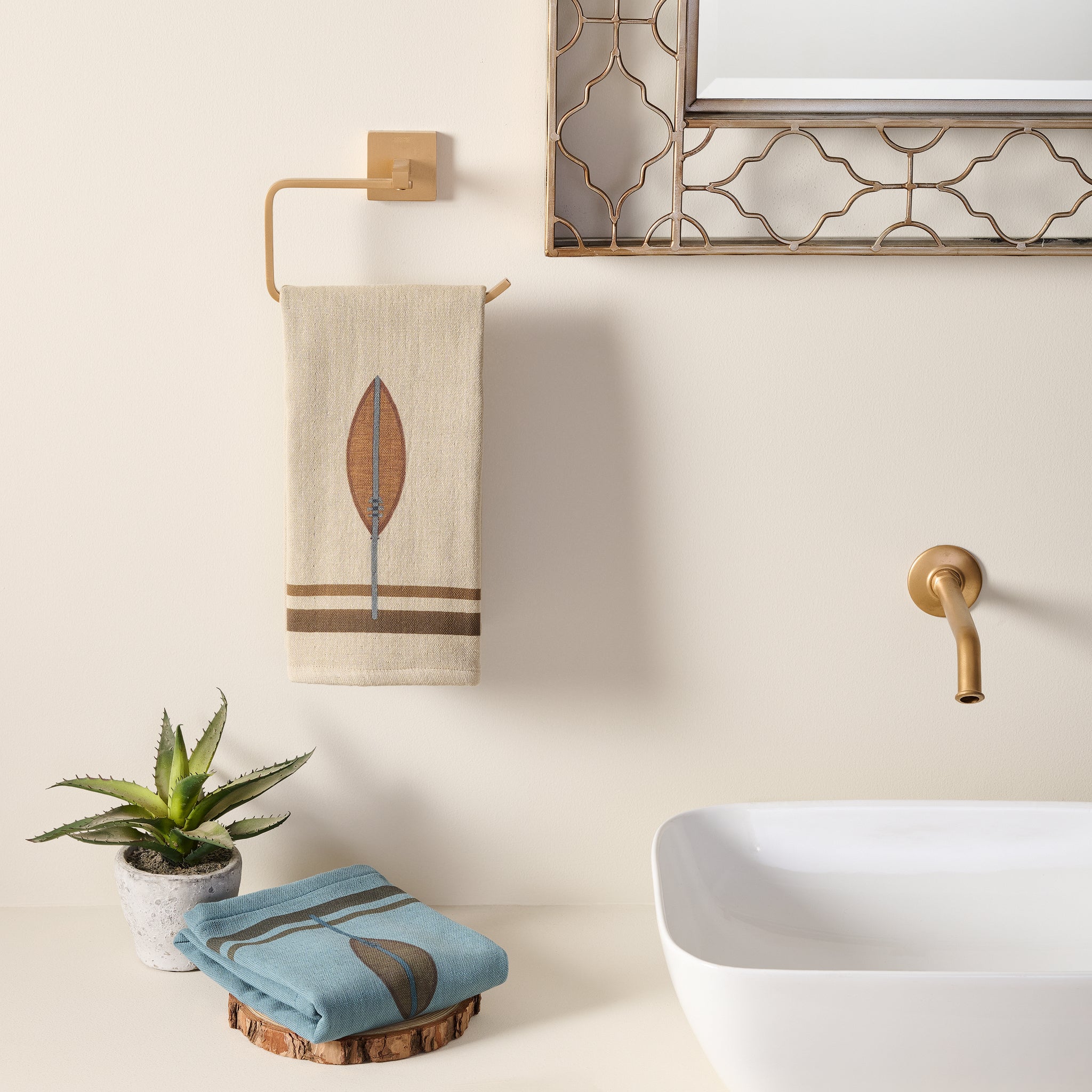 Hand Towels | PARNA print| Cotton | Hammam Terry | Hand Towel