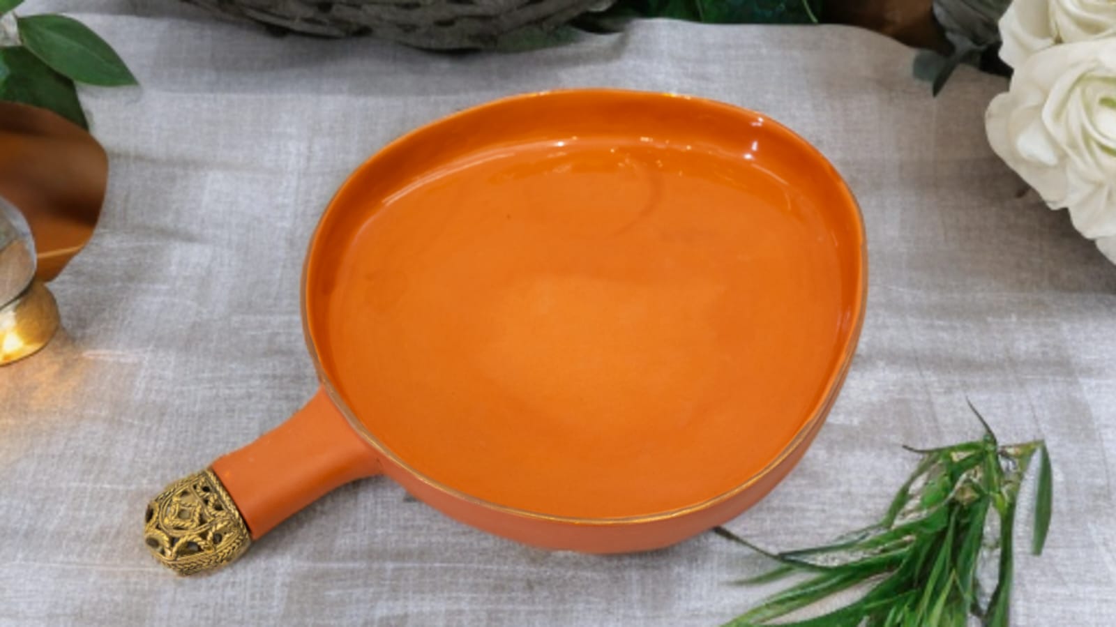 Serving Trays | Aakar Handle Platter