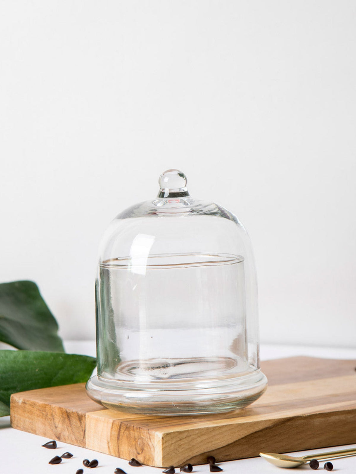 Jars & Containers | Glass Bell Jar - White